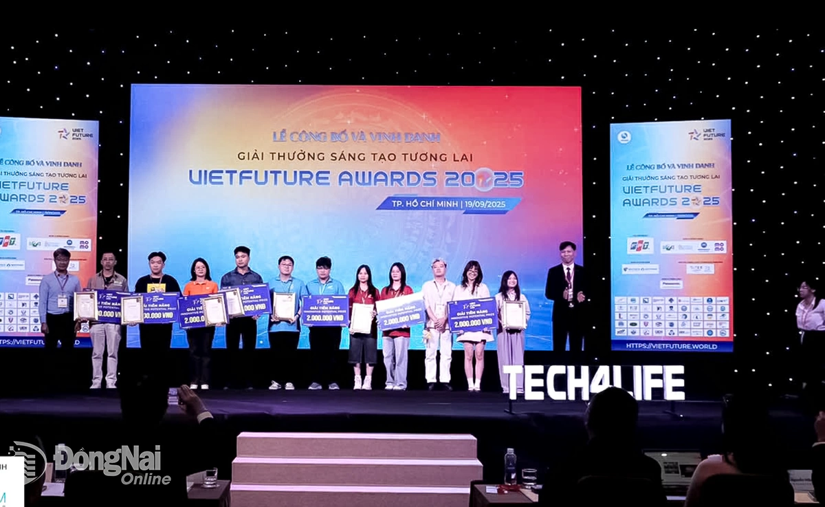 Trường đại học Lạc Hồng giành giải nhất Giải thưởng Sáng tạo tương lai - VietFuture Awards 2025